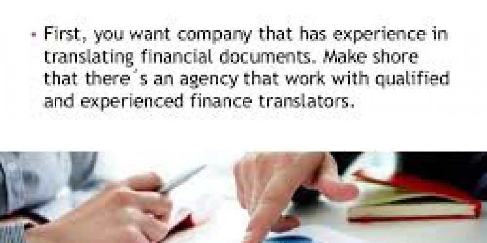 What Defines a Super Quality Financial Translation? | Professional ...